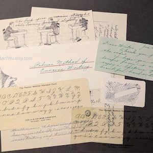 Reproduced Palmer Method of Cursive Hand Writing Alphabet Laminiated ...