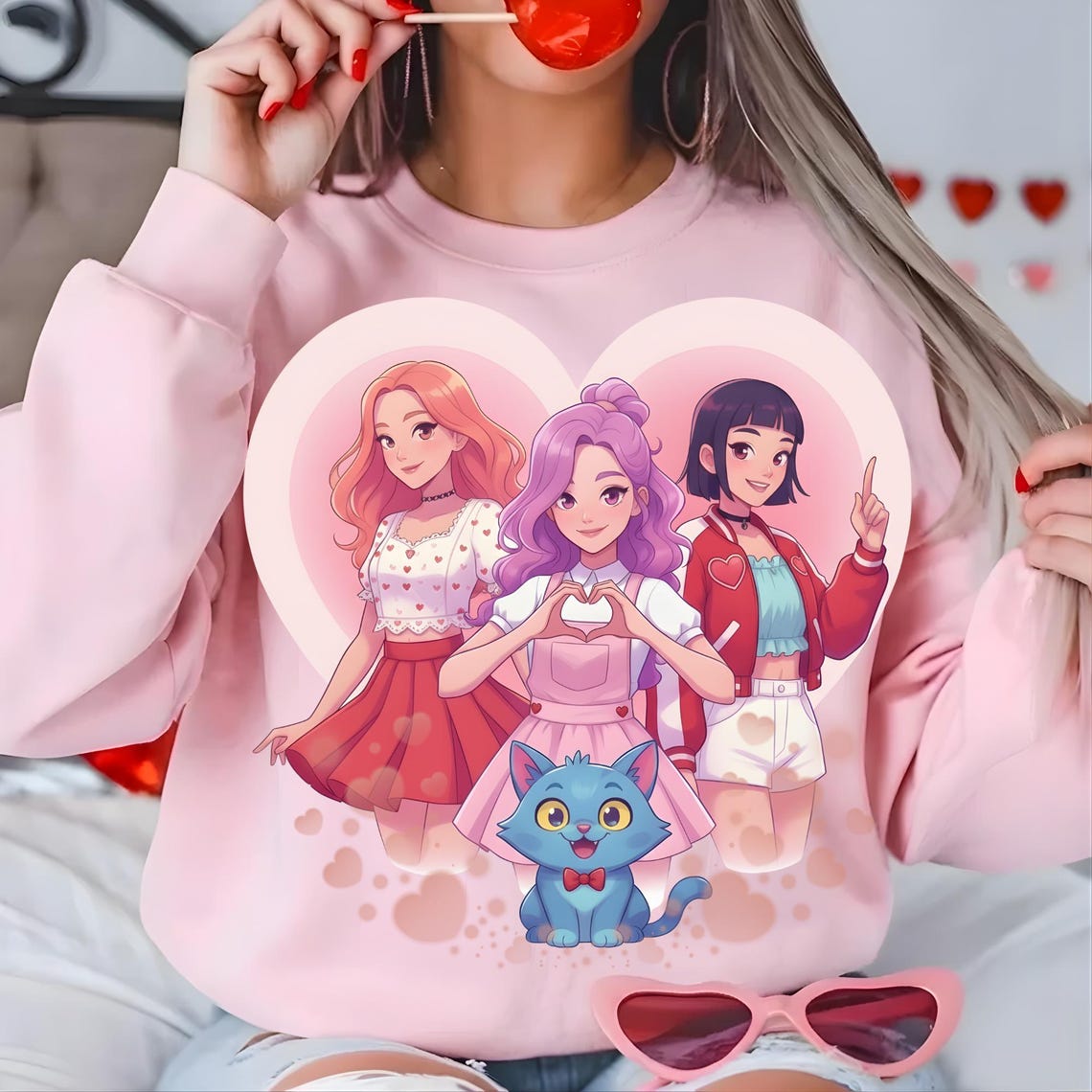 Huntrix Png Kpop Girl Valentine PNG Huntrix Valentine PNG Anime Kpop ...