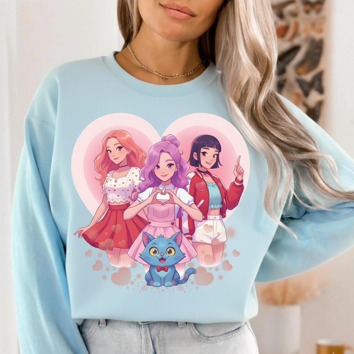 Huntrix Png Kpop Girl Valentine PNG Huntrix Valentine PNG Anime Kpop ...