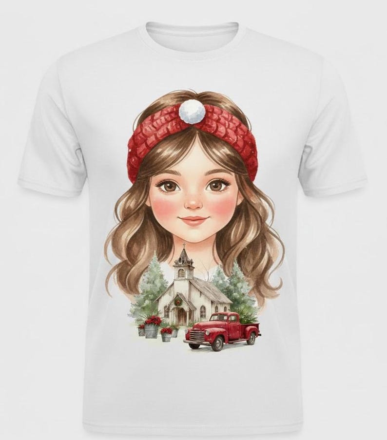 Whimsical Crafty Girl Shirt Design Instant Download, Printable, Cozy ...