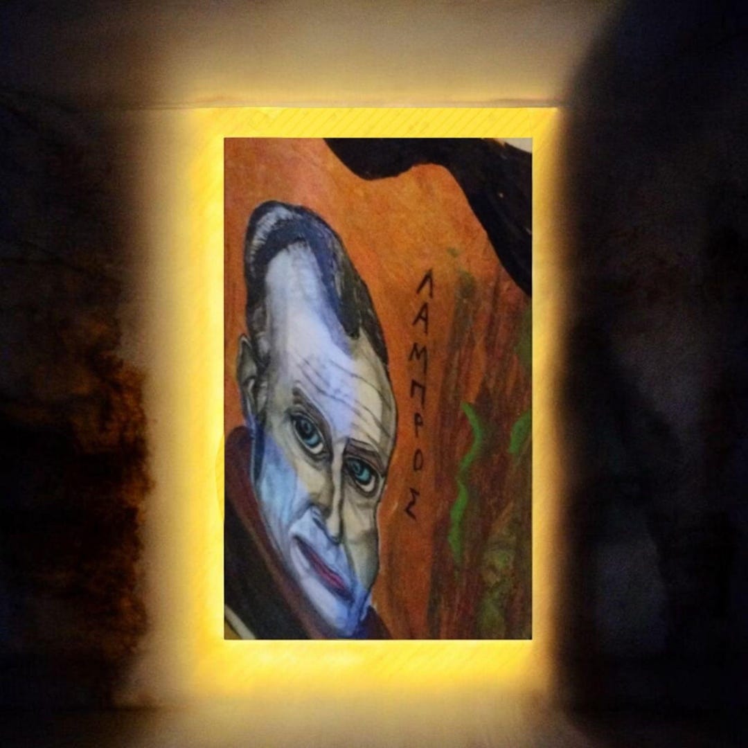 LAMPROS KONSTANTARAS ( Greek Actor Comedy) Healing Art - Etsy