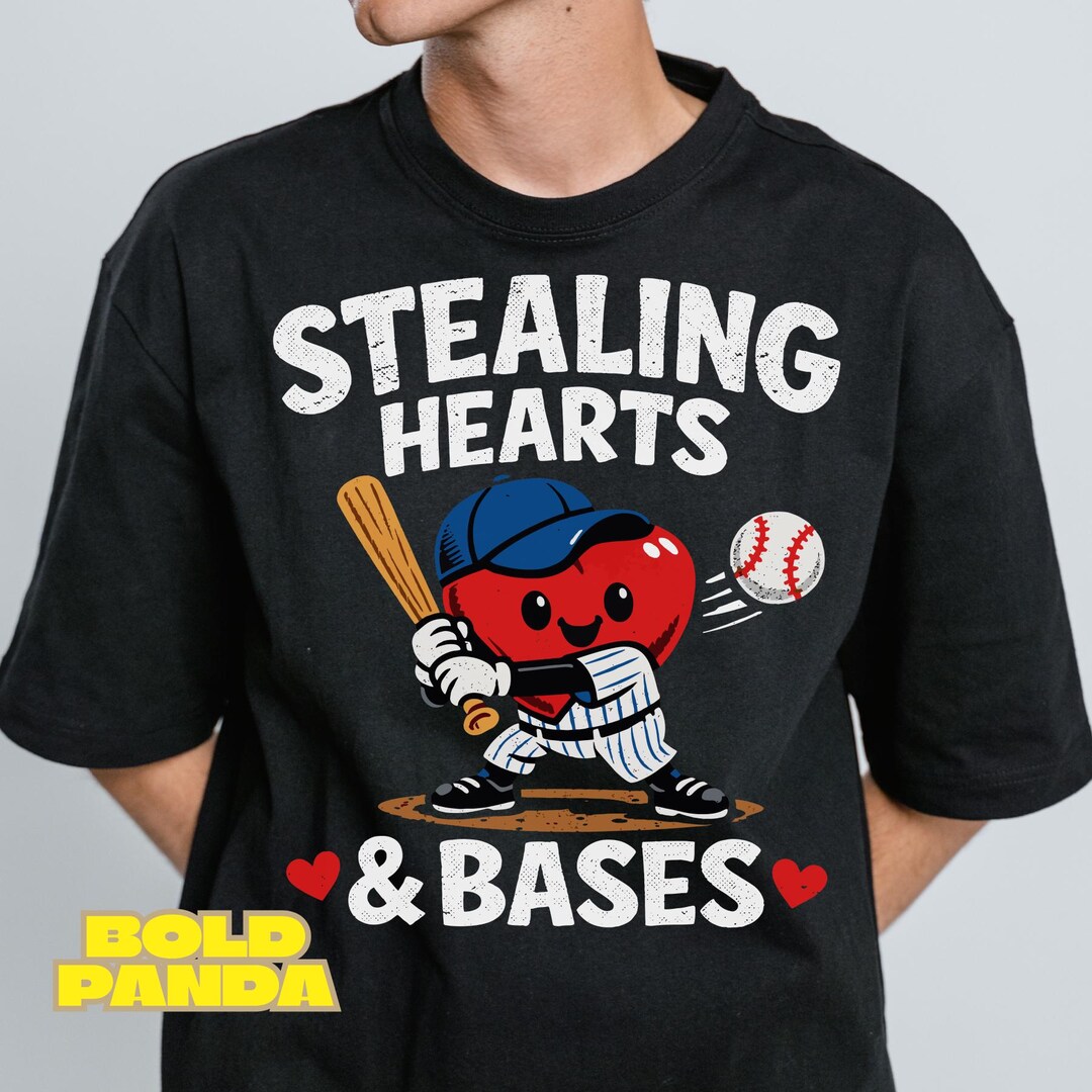 Stealing Hearts Bases PNG | Valentine Baseball Love Shirt | Sports ...