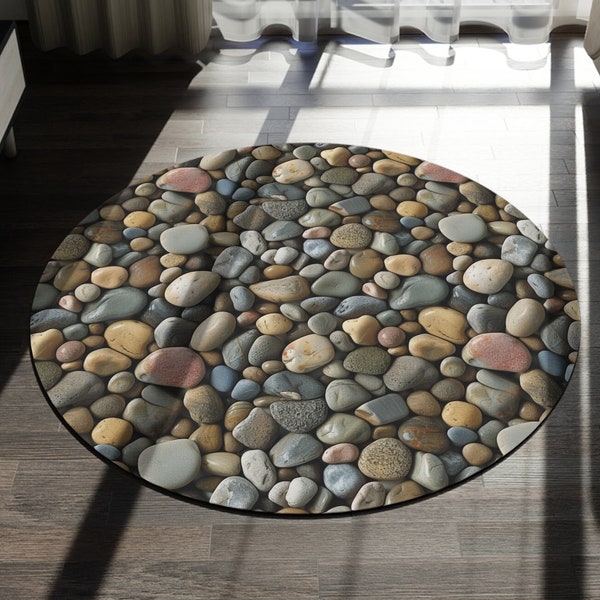 River Rock Rug - Etsy