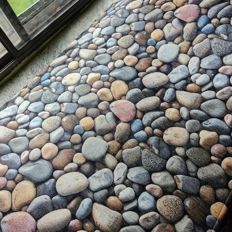 6x8 Outdoor Rock Rug - Etsy New Zealand