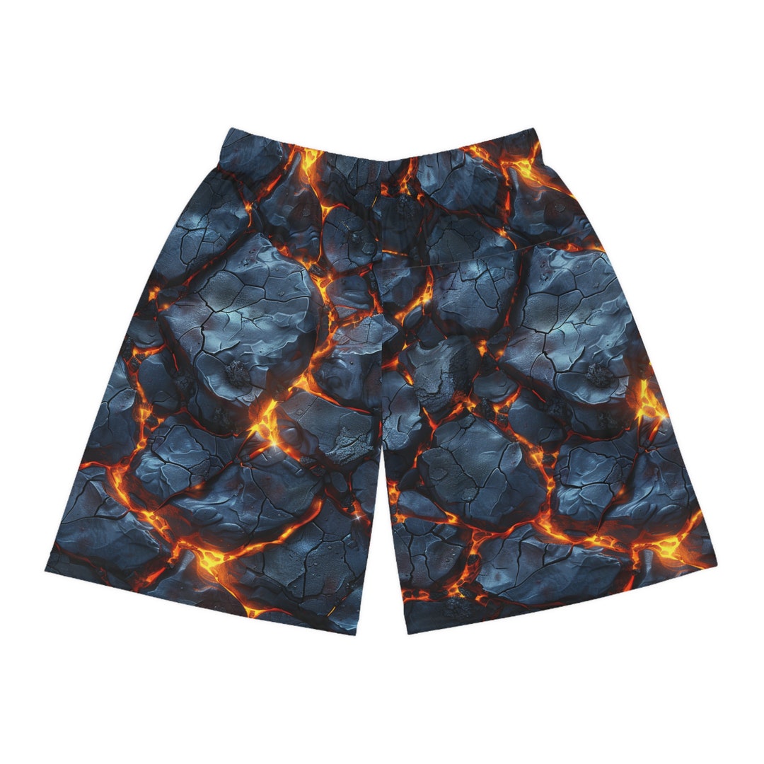 Lava Rock Basketball Shorts, Boyfriend Gift, Summer Shorts - Etsy