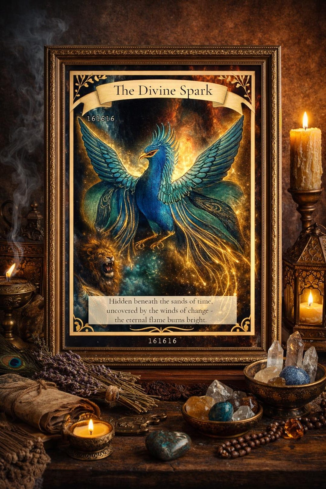 The Divine Spark - 8x10 Printable Art | Bird Oracle | Mystical Wall Art ...