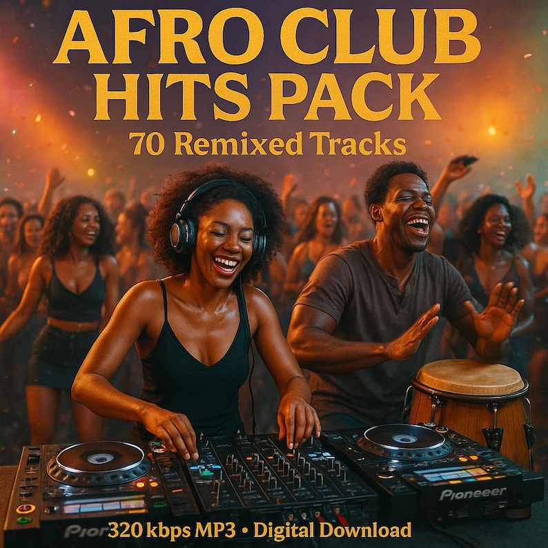 Ultimate Pop & Afro Club Hits Pack – 70 Remixed Tracks (1GB) | Party ...