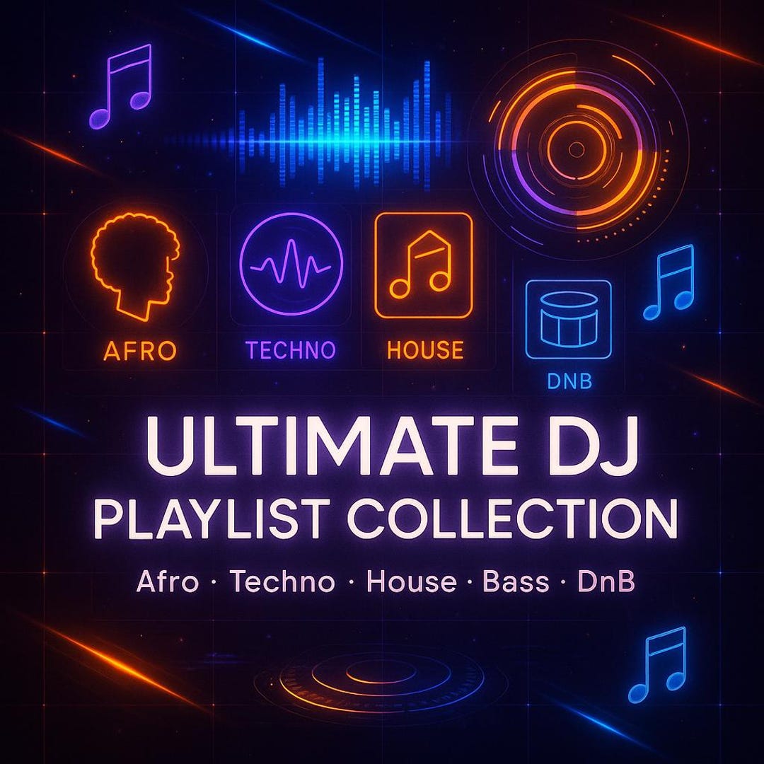 Ultimate DJ Playlist Collection – Afro, Techno, House, Bass, Dnb ...