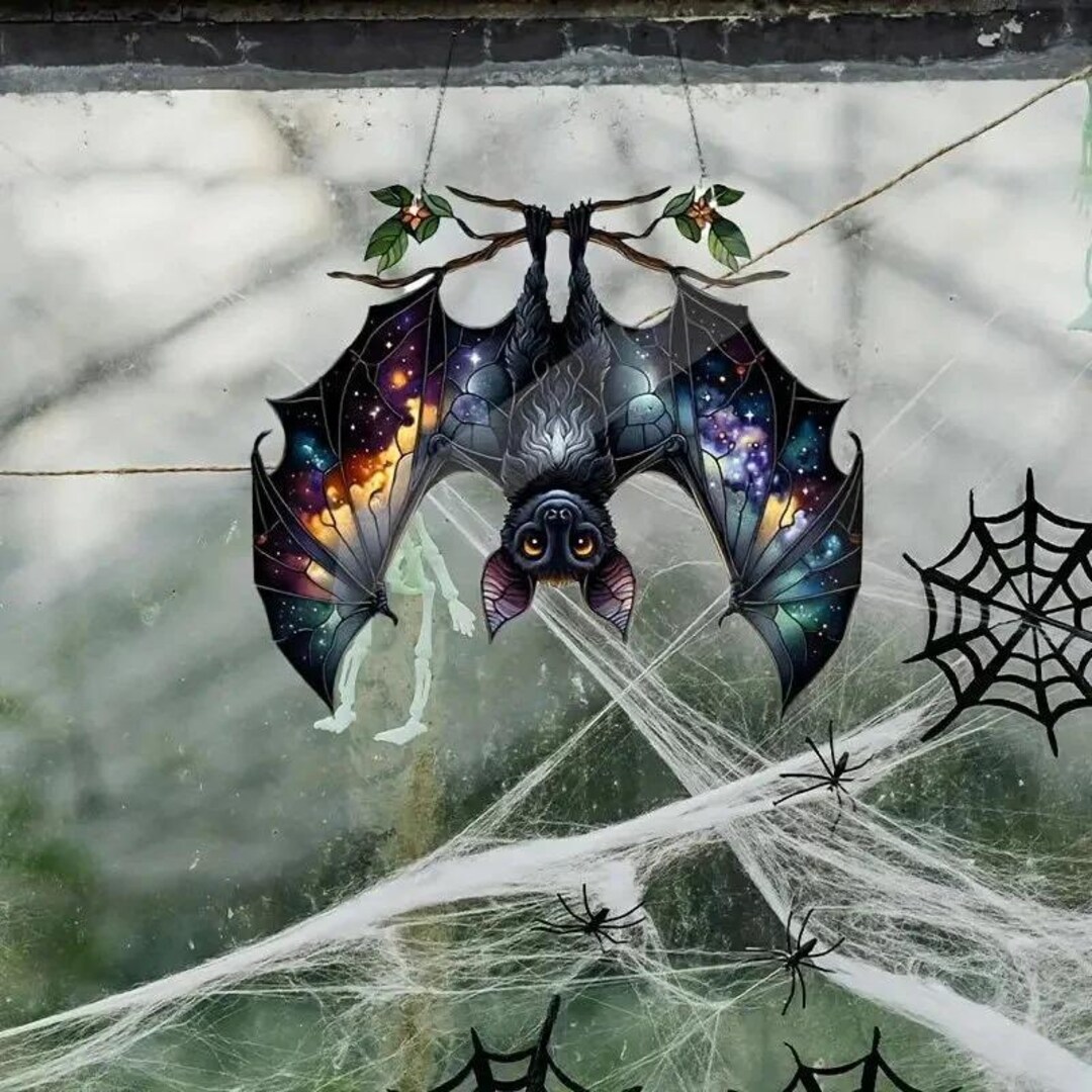 Bat Gothic Acrylic Window Hanging, Indoor Decor, Bat Lovers Gift, Funny ...