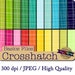 Crosshatch Digital Paper, INSTANT DOWNLOAD, Commercial Use Ok, Bright ...
