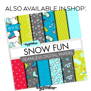 Digital Scrapbook Paper Teal Patterns SEAMLESS Patterns | Etsy