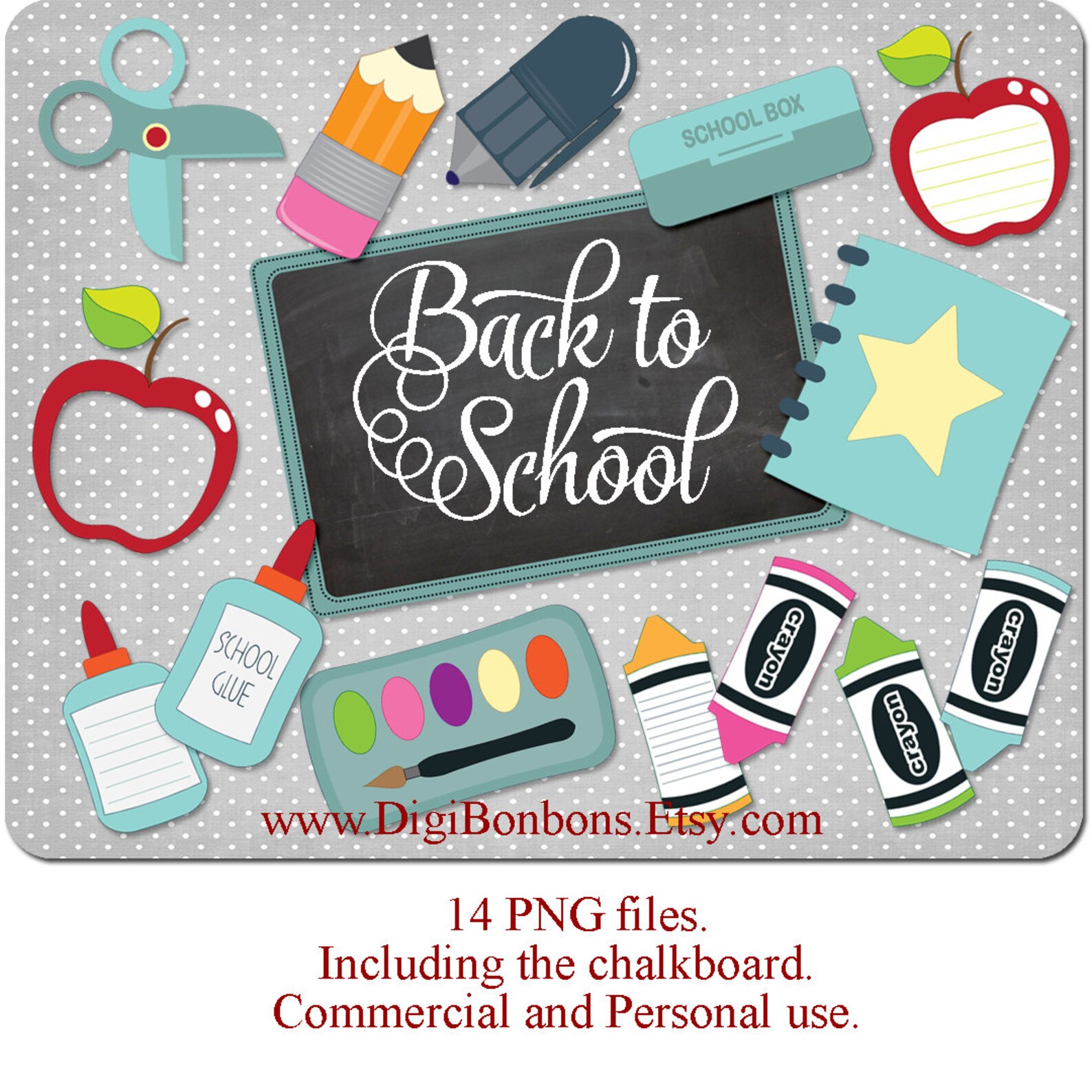 Back to School Clip art teacher clipart back to school | Etsy