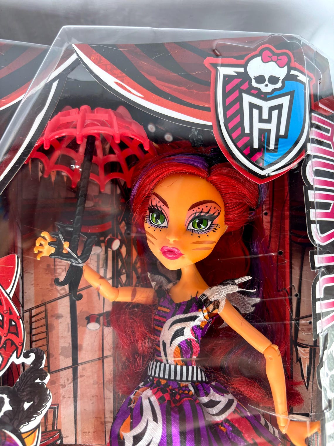 Monster High Freak Du Chic Toralei Stripe Doll – New in Box – Mattel ...