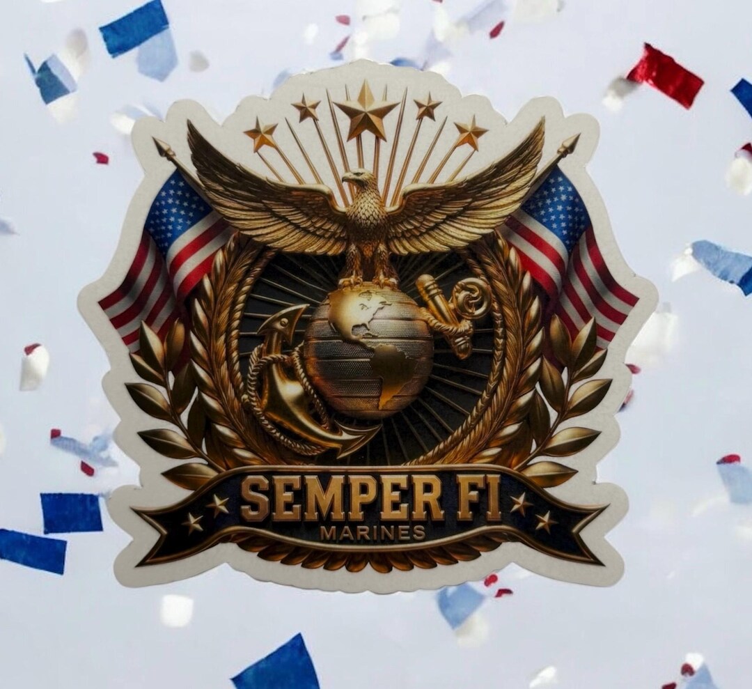 Semper Fi Marine Corps Sticker/milso/usmc - Etsy