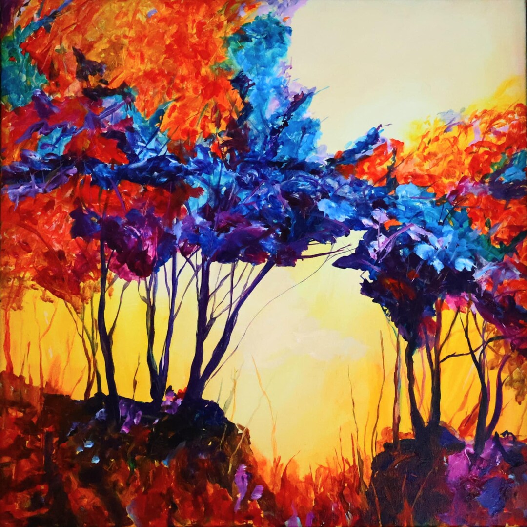 A Pause in Nature — Original Painting - Etsy