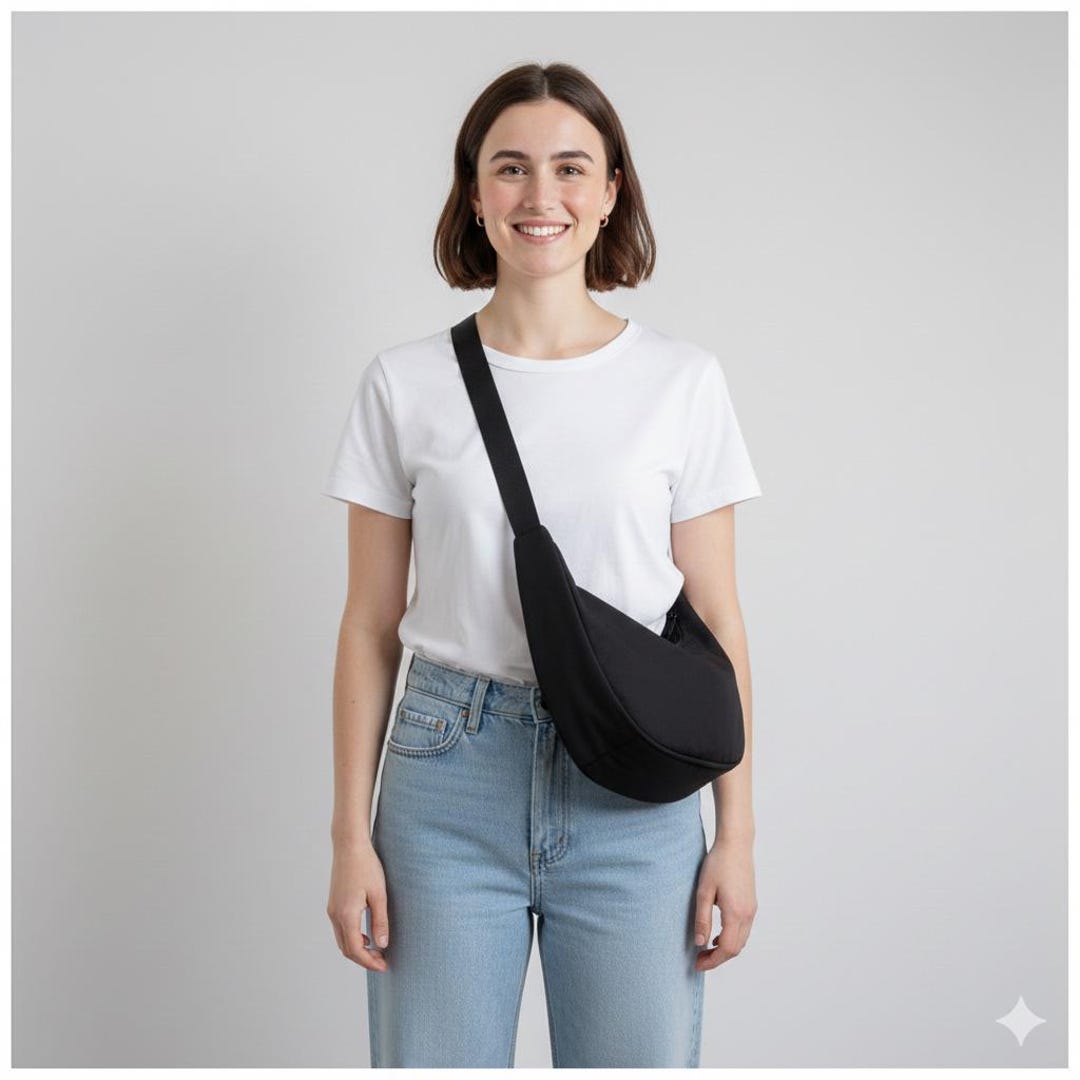Crosstown Crescent Bag Sewing Pattern |friendly Crossbody (PDF Pattern ...