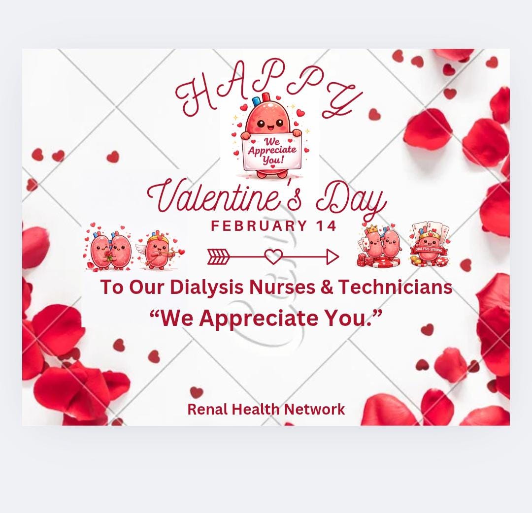 Valentine’s Day Dialysis Appreciation Bundle | Dialysis Nurse ...