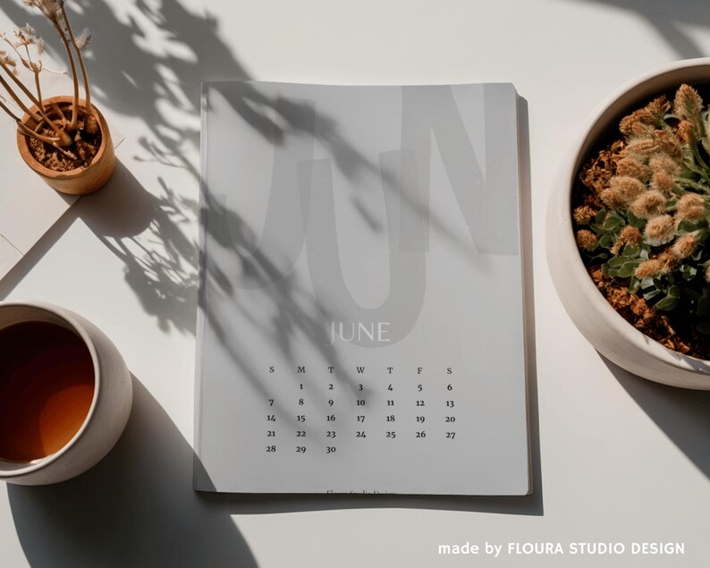 2026 Monthly Calendar Covers | A4 & A5 Printable Planner Inserts ...