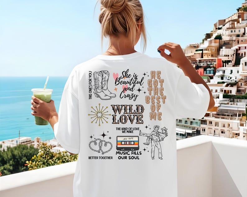 Wild Love Cowgirl SVG | Boho Western Sublimation Design (digital ...