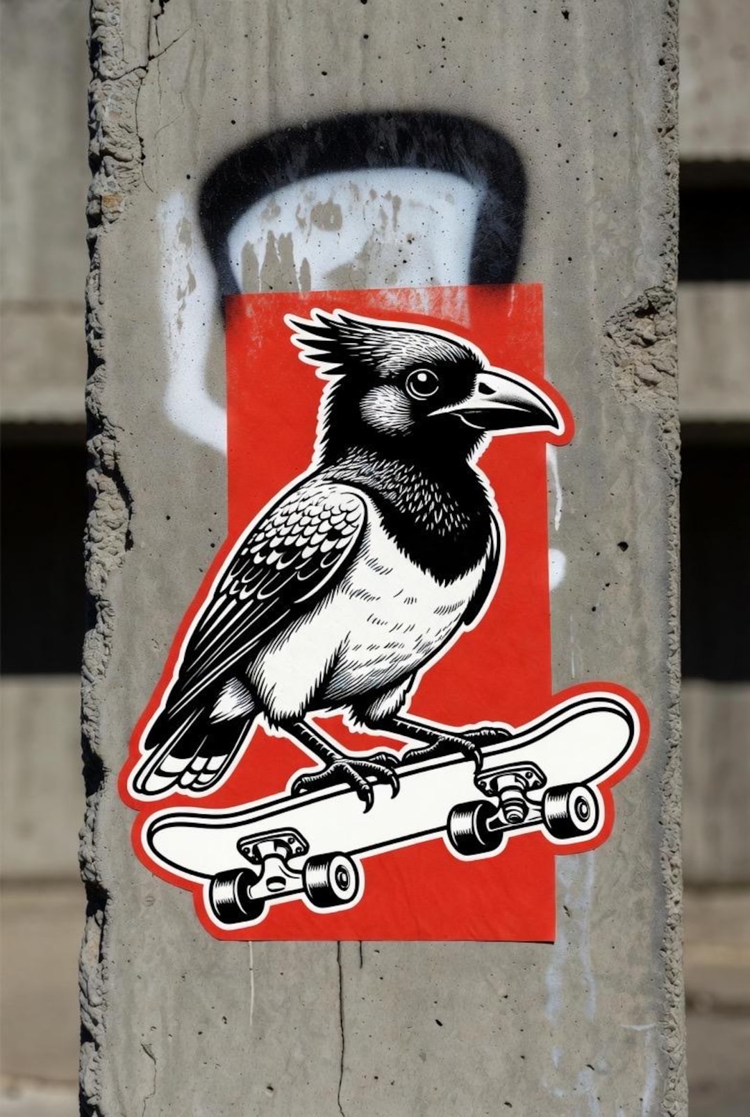 Rebel Bird Graffiti Sticker Pack | Urban Cartoon PNG (digital Download ...