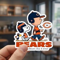 Da Bears Bumper Sticker - Chicago Bears Auto Decal - Etsy