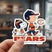 Da Bears Bumper Sticker - Chicago Bears Auto Decal - Etsy