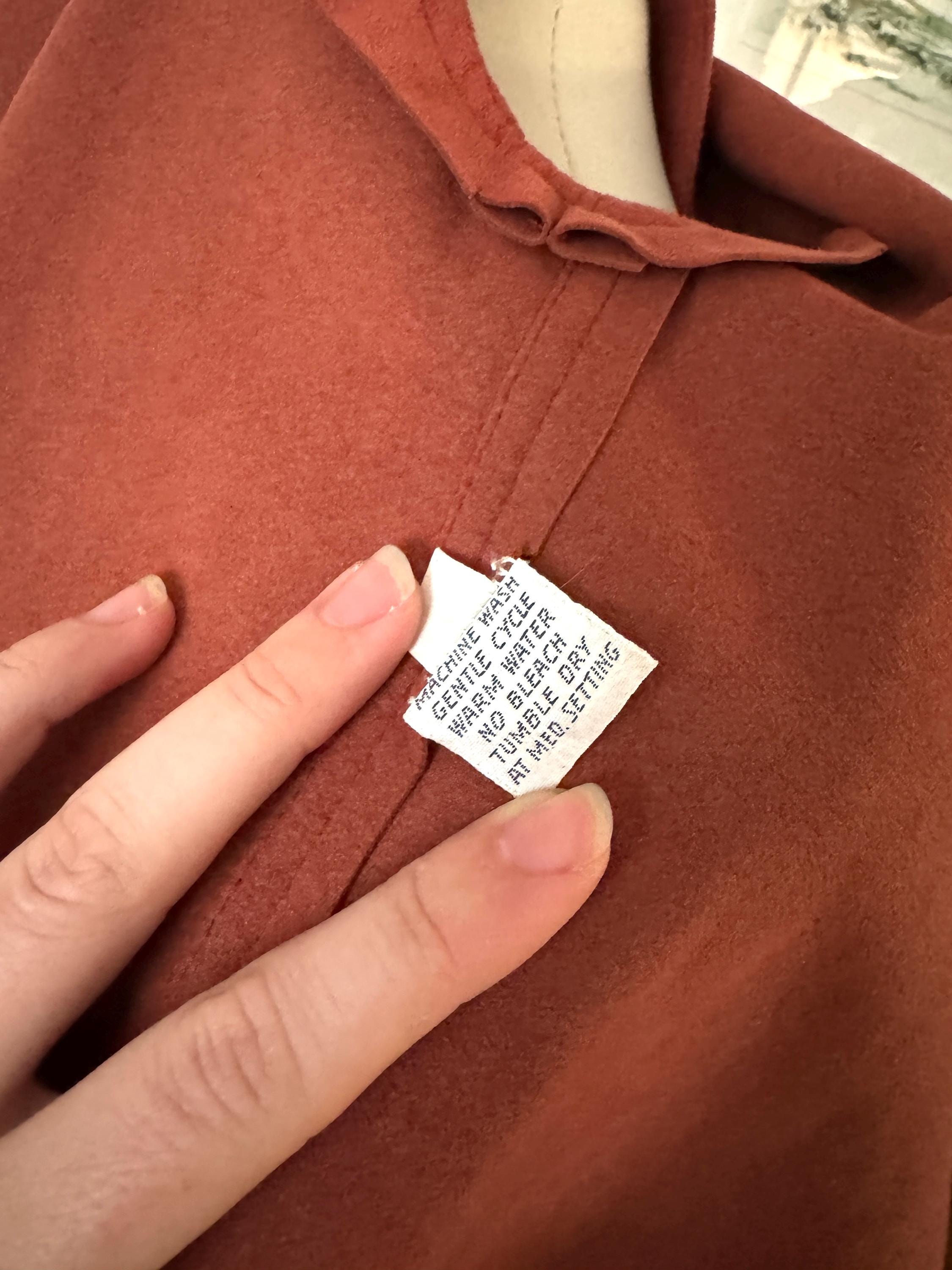 Vintage Brick Red Shirt Dress - Etsy