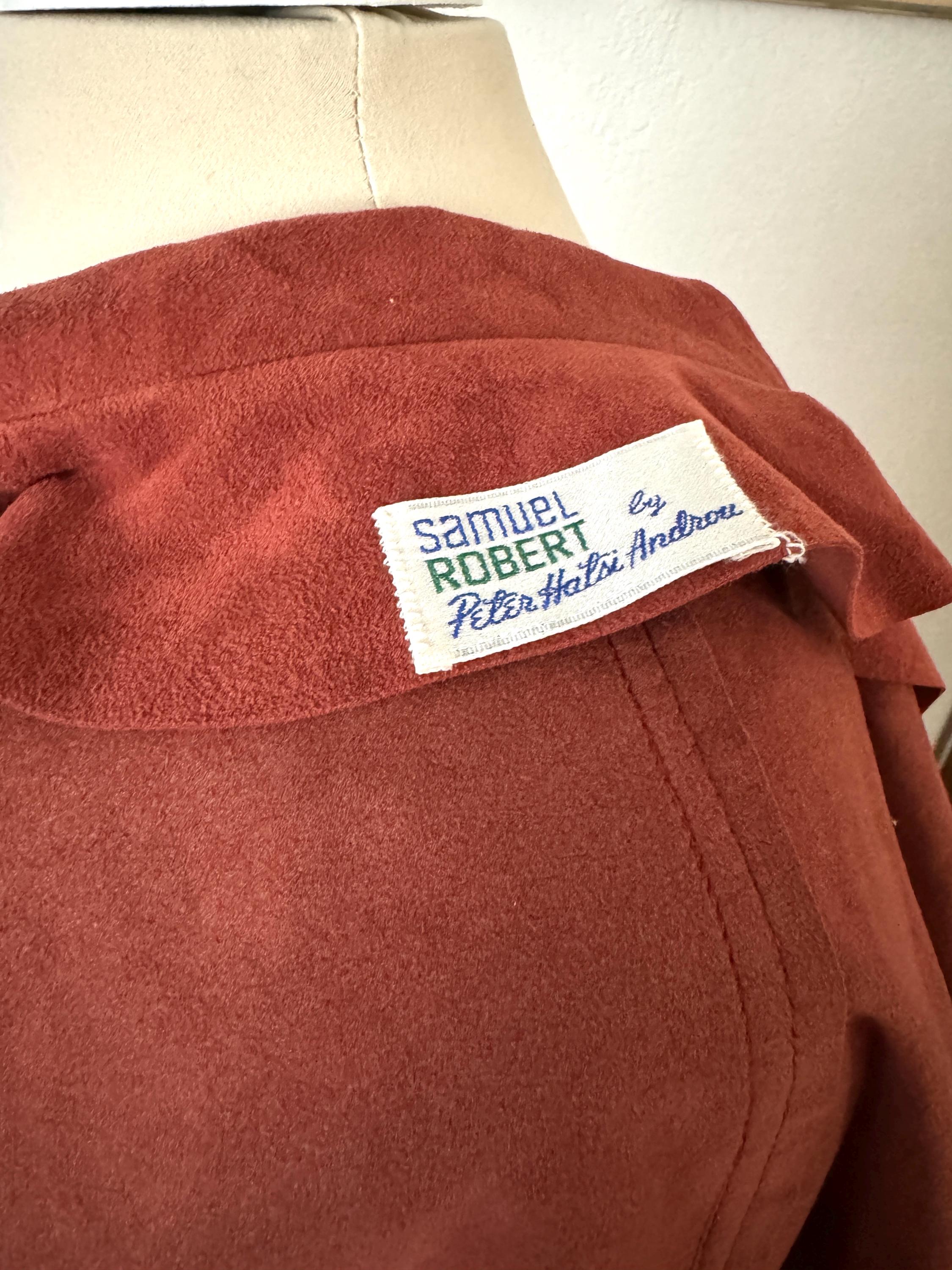 Vintage Brick Red Shirt Dress - Etsy