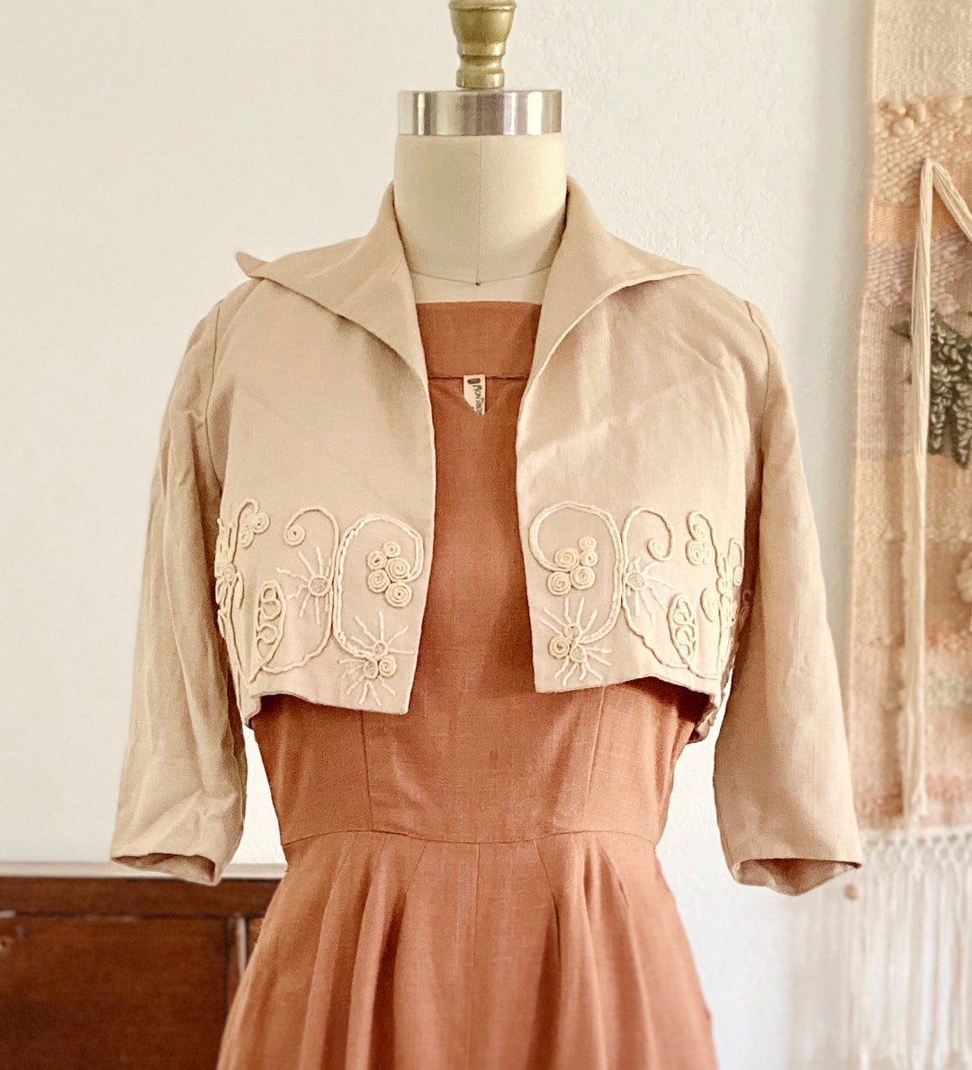 Vintage Beaded and Embellished Shrug - Etsy