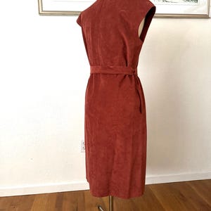 Vintage Brick Red Shirt Dress - Etsy