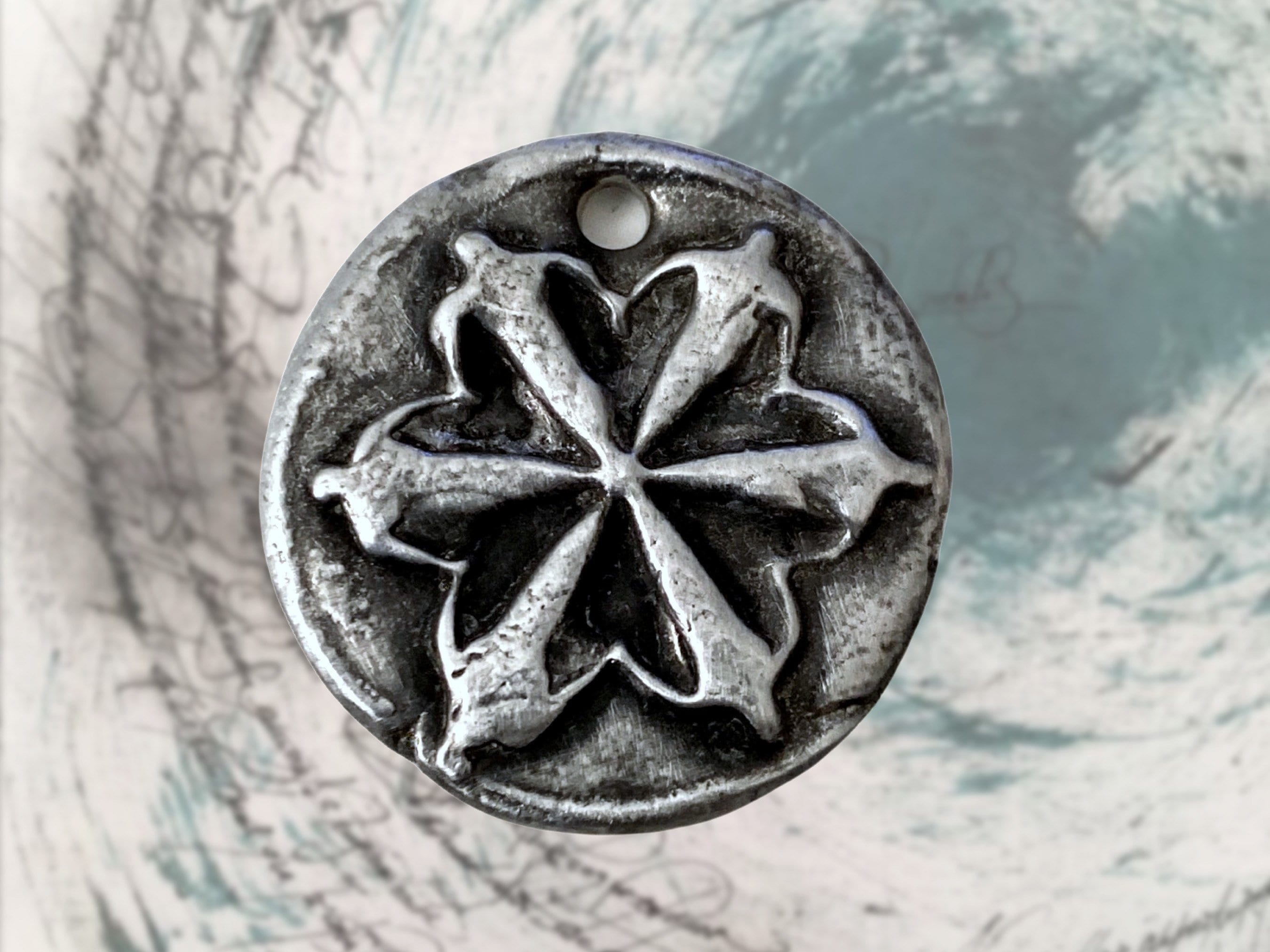 Unity Pendant Hand Cast Pewter Peace Pendant Circle of - Etsy