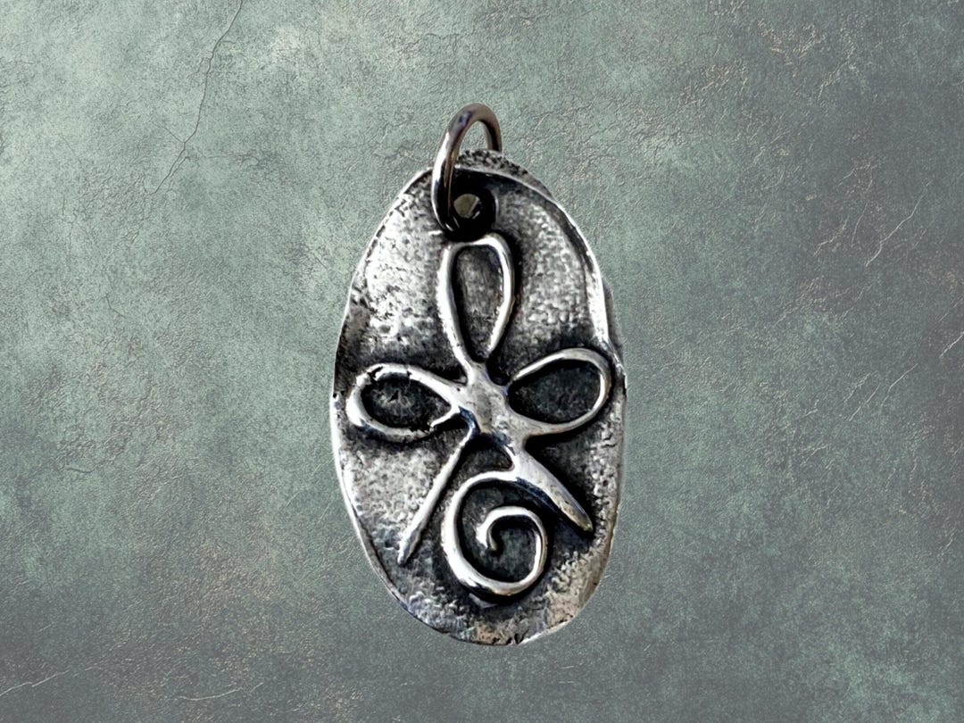 Unconditional Love Symbol Pendant – Handcrafted Pewter Charm – Rustic ...