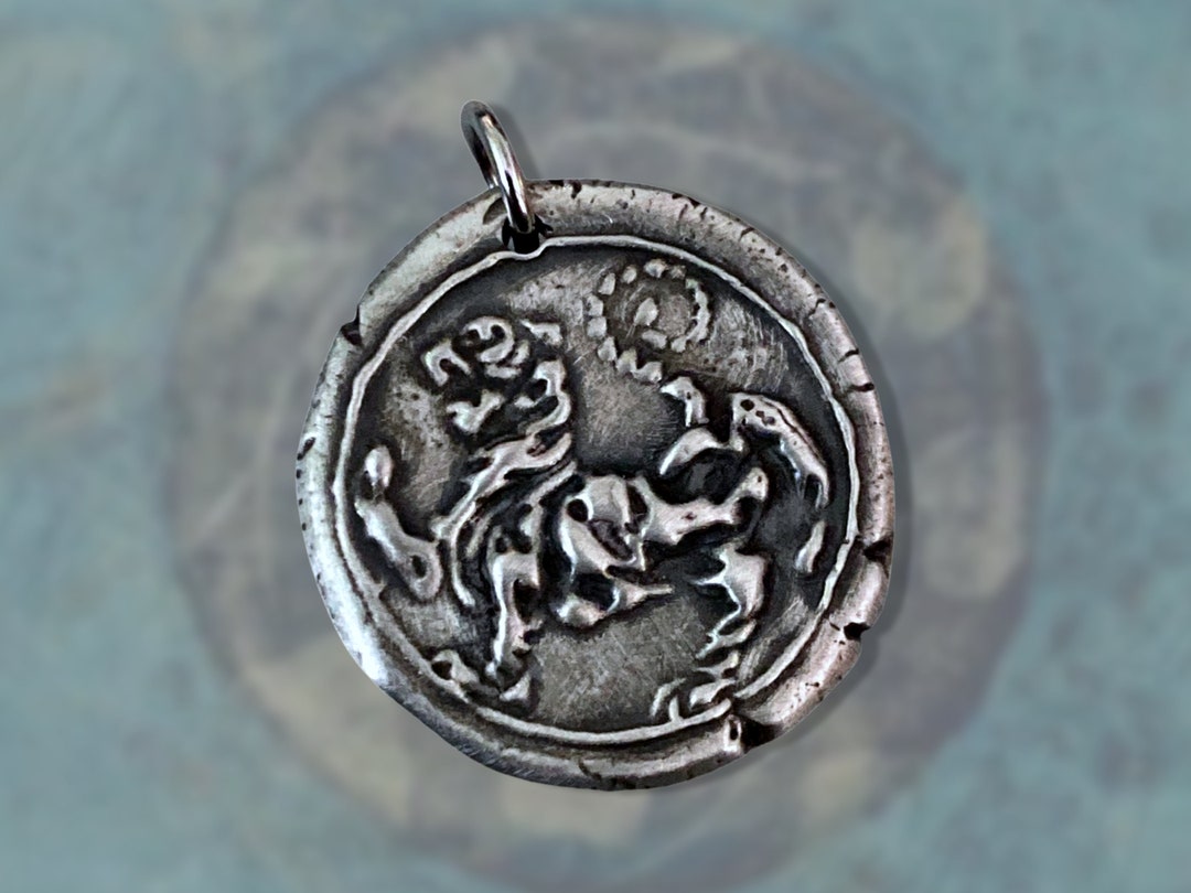 Tiger Pendant - Rustic Pewter Tiger Medallion - Zen Jewelry ...