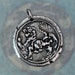 Tiger Pendant Rustic Pewter Tiger Medallion Zen Jewelry Handcrafted ...