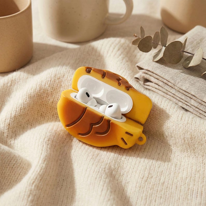 Taiyaki AirPod Case Cute Cartoon Silicone Cover for Airpods 1 2 3 4 Pro ...