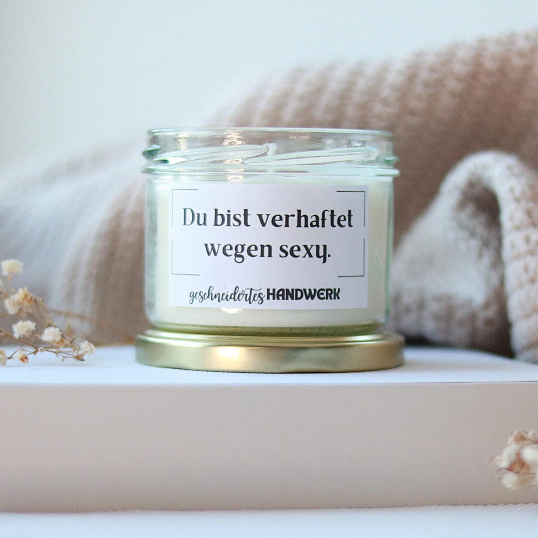 Soy Wax Scented Candle | Funny Sayings | 230ml Glass | 7 Different ...