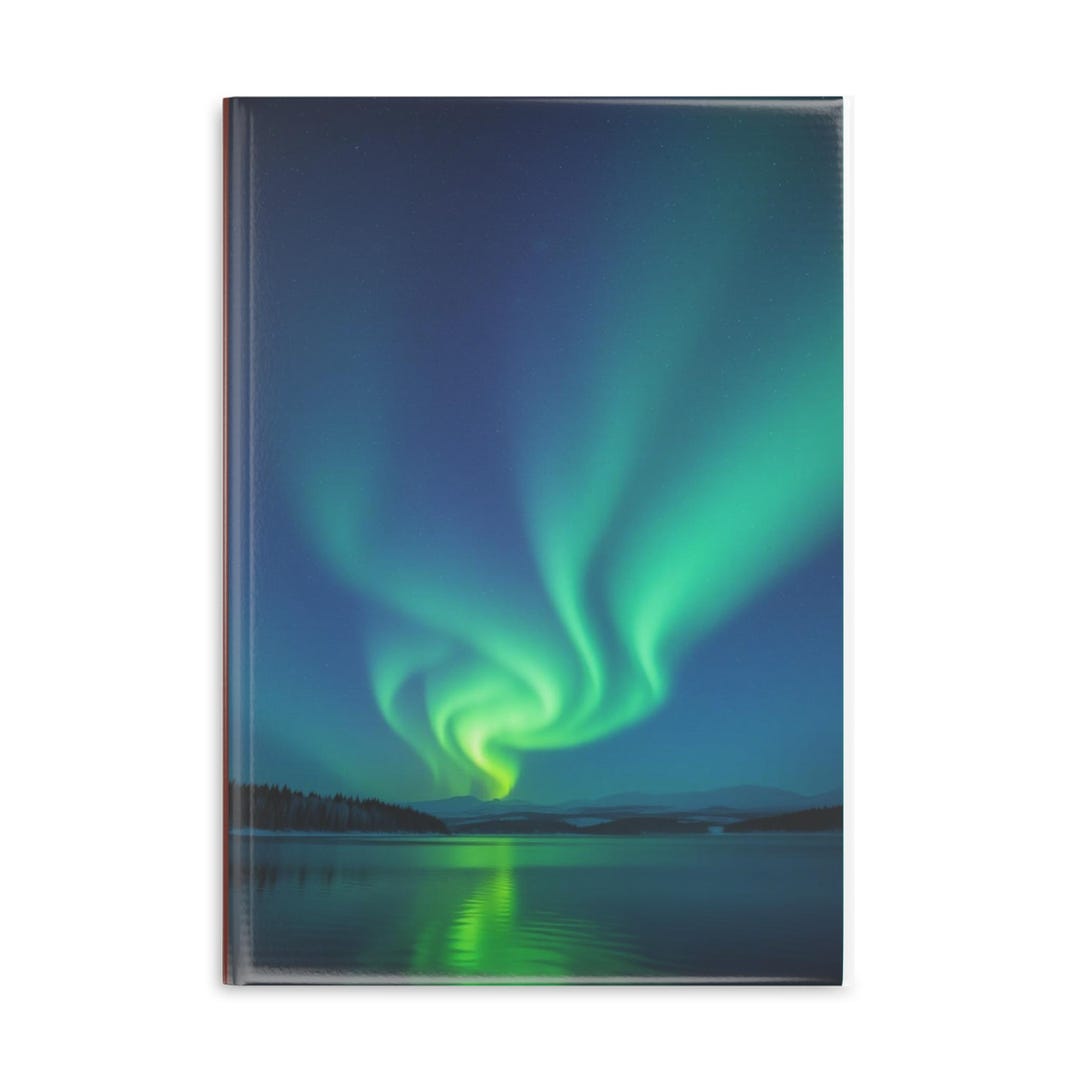 Aurora Borealis Notebook | Hardcover Puffy Cover - Etsy