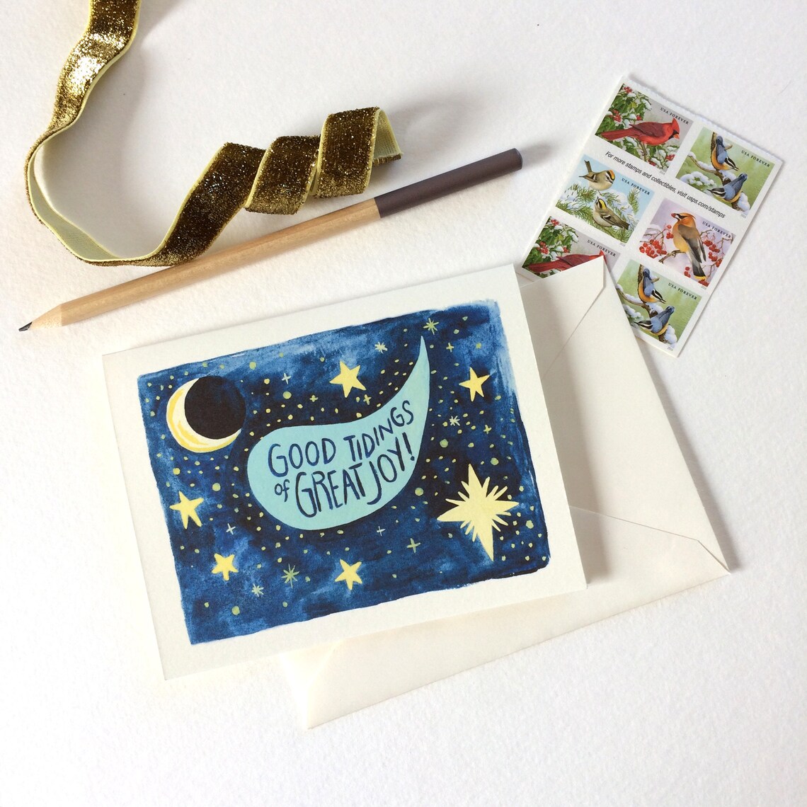 Good Tidings Greeting Card Set - Etsy