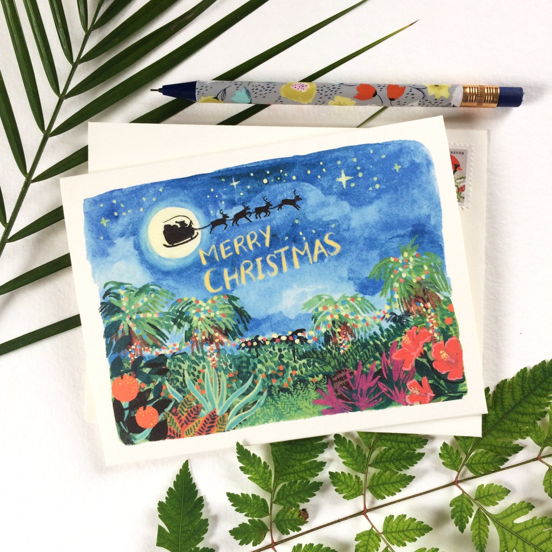 Florida Christmas Card Set - Etsy