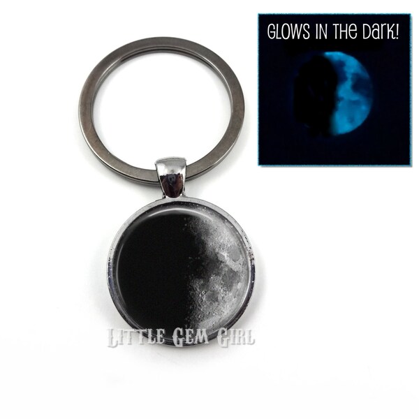Full Moon Keychain - Etsy