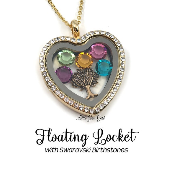 Birthstone Locket - Etsy
