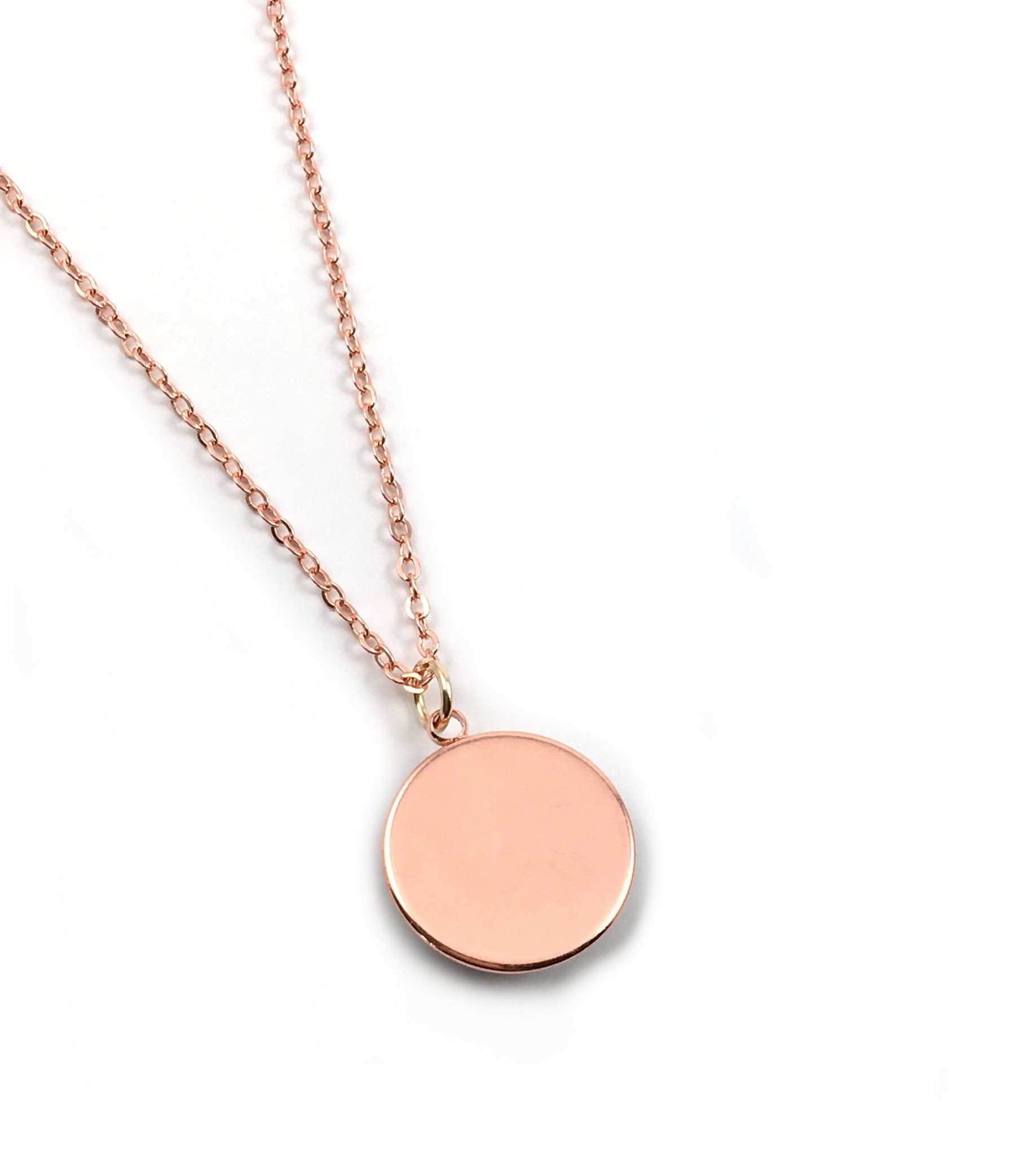 Rose Gold Custom Glowing Birth Moon Necklace 1 to 4 Moon | Etsy