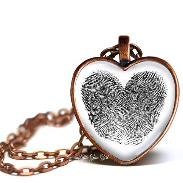 Fingerprint Heart - Etsy