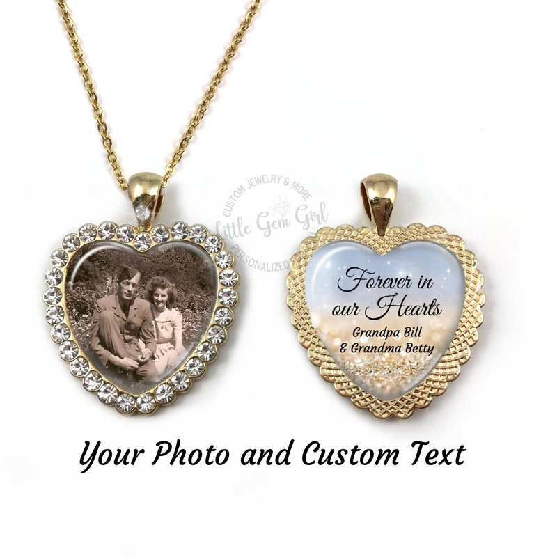 Rhinestone Heart Charm - Etsy
