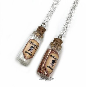 Iocane Powder Glass Bottle Necklace Poison Potion Vial Charm You Pick ...