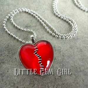 Broken Heart Key Chain Charm or Pendant Necklace - Valentine's Day ...