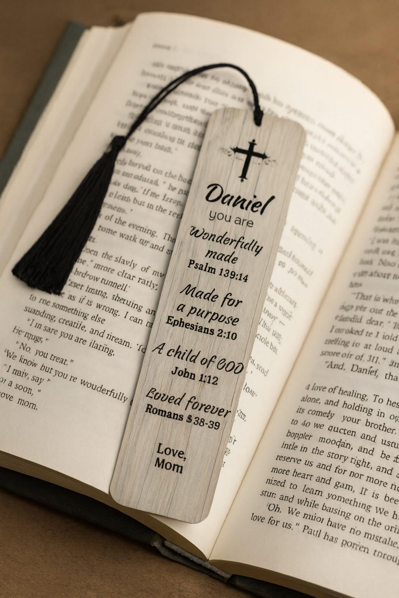 Custom Name Bible Bookmark - Sturdy Aluminum Metal - Personalized ...