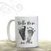 Your Baby's Actual Footprint Coffee Mug Personalized Foot Print or Hand ...