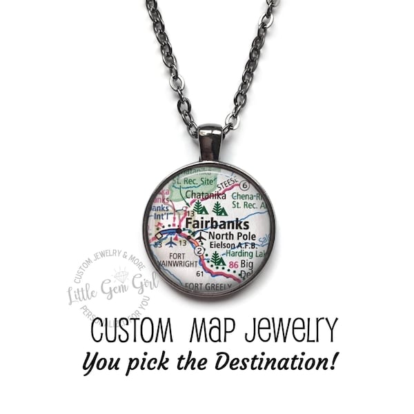Map Jewelry - Etsy