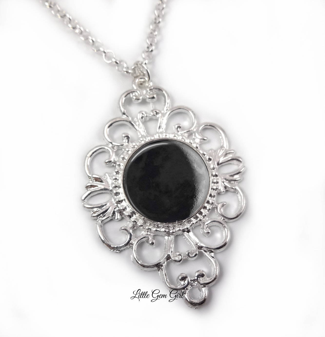 Custom Birth Moon Necklace Personalized Moon Phase Necklace | Etsy